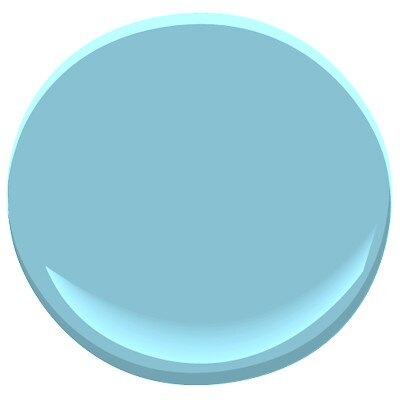 Turquoise Powder 2057-50 Paint - Benjamin Moore Turquoise Powder Paint ...